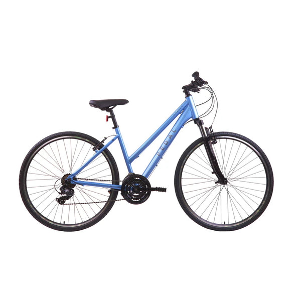 Pedal Raven 3 Hybrid Bike Trapeze Frame Blue – Pedal Bikes